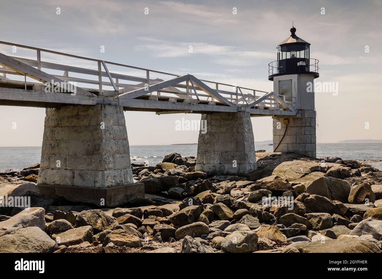 Marshall point lighthouse port hi-res stock photography and images - Alamy