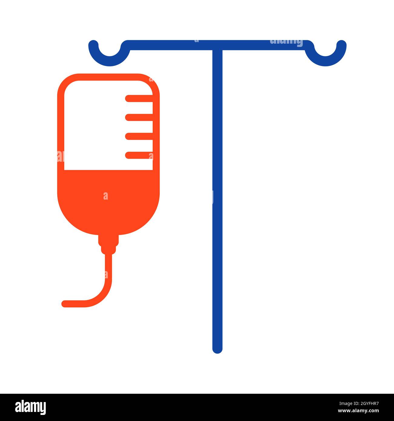 IV Stand vector glyph icon. Medicine and healthcare, medical support ...