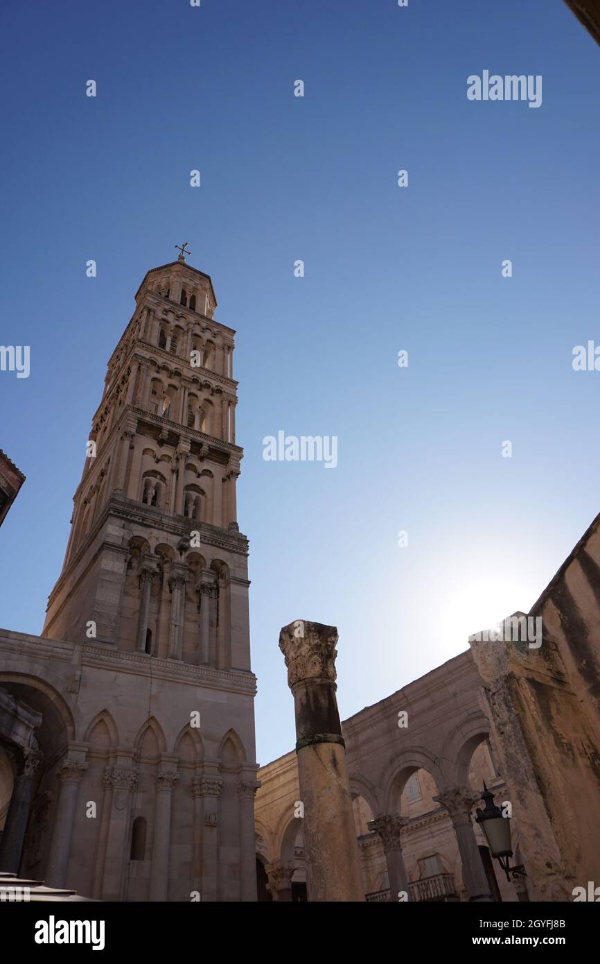 Tower of Diocletian's Palace in Split, Croatia, 2020 Stock Photo - Alamy