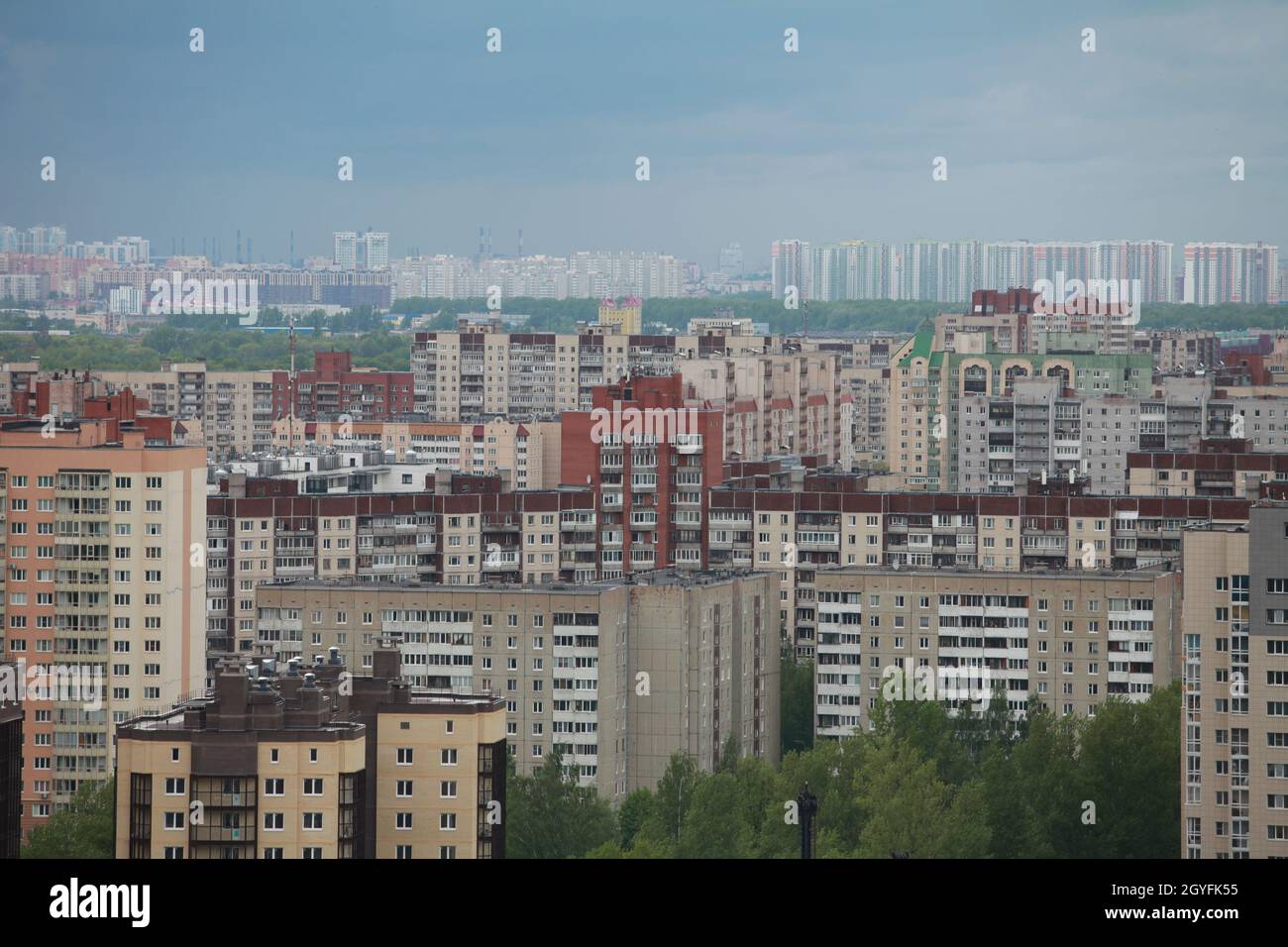 high-rise buildings of the big city stone jungle Stock Photo - Alamy