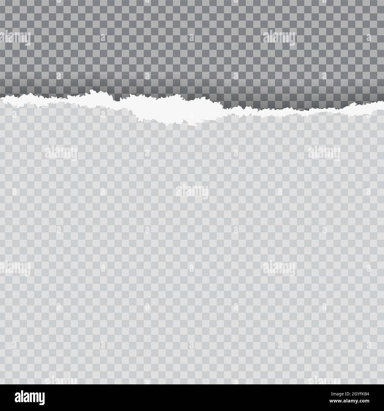 Torn paper with ripped edge. Flyer, poster, card template with space ...