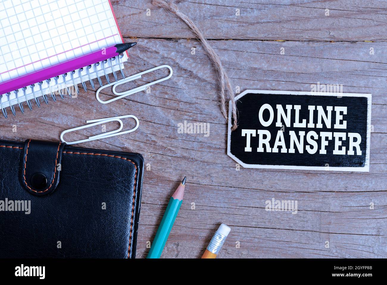 Inspiration showing sign Online Transfer, Business overview authorizes ...