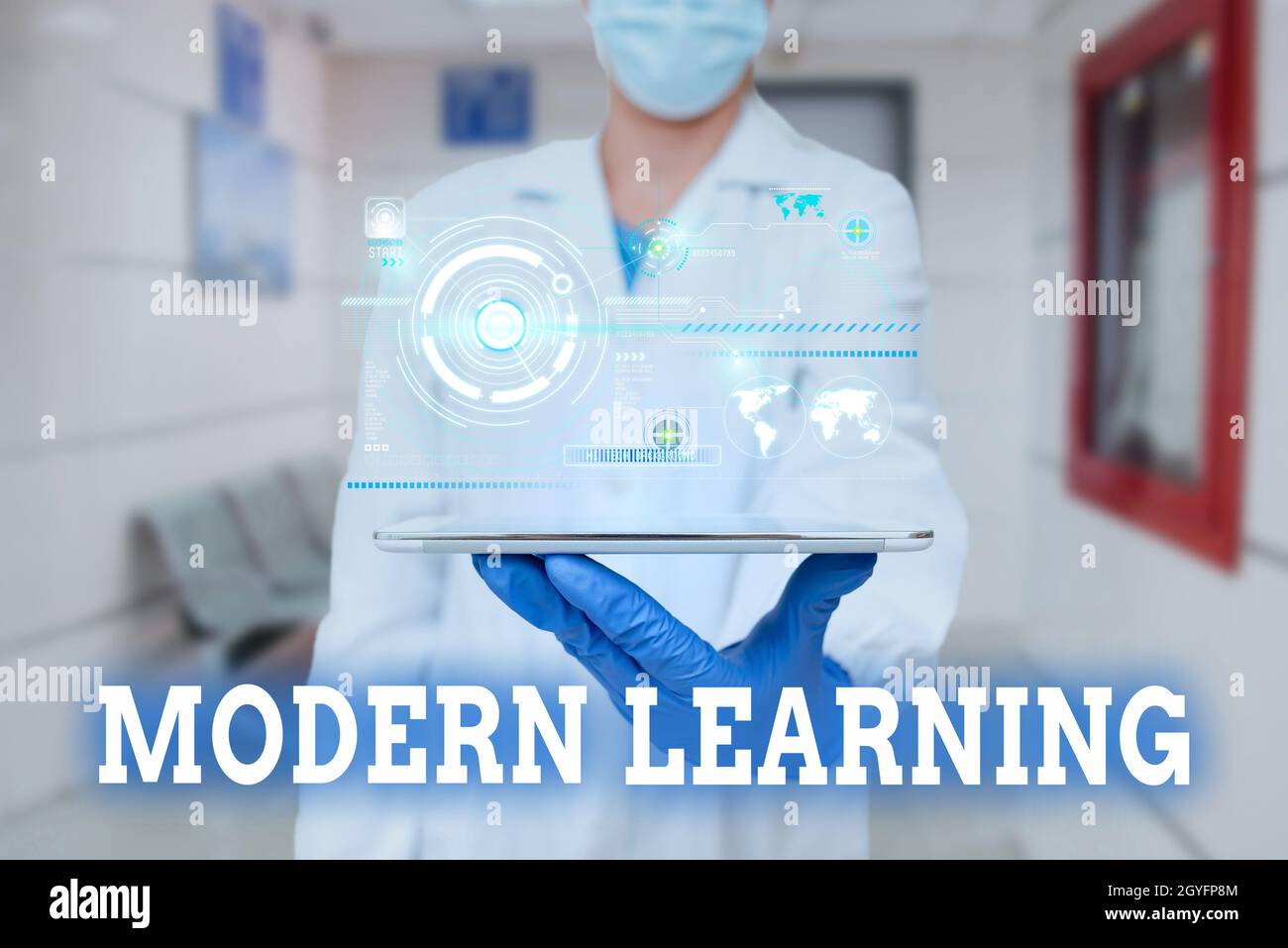 Inspiration showing sign Modern Learning, Business showcase flexible ...