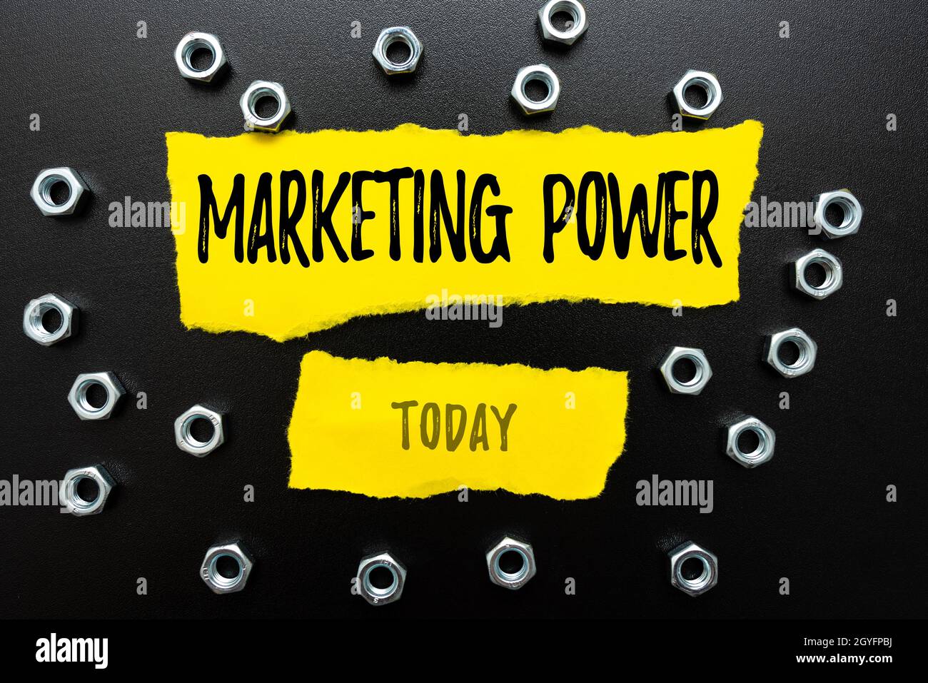 Text sign showing Marketing Power, Business overview ability of a firm ...