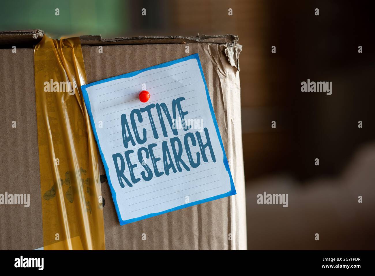 Handwriting text Active Research, Word Written on Simultaneous process ...