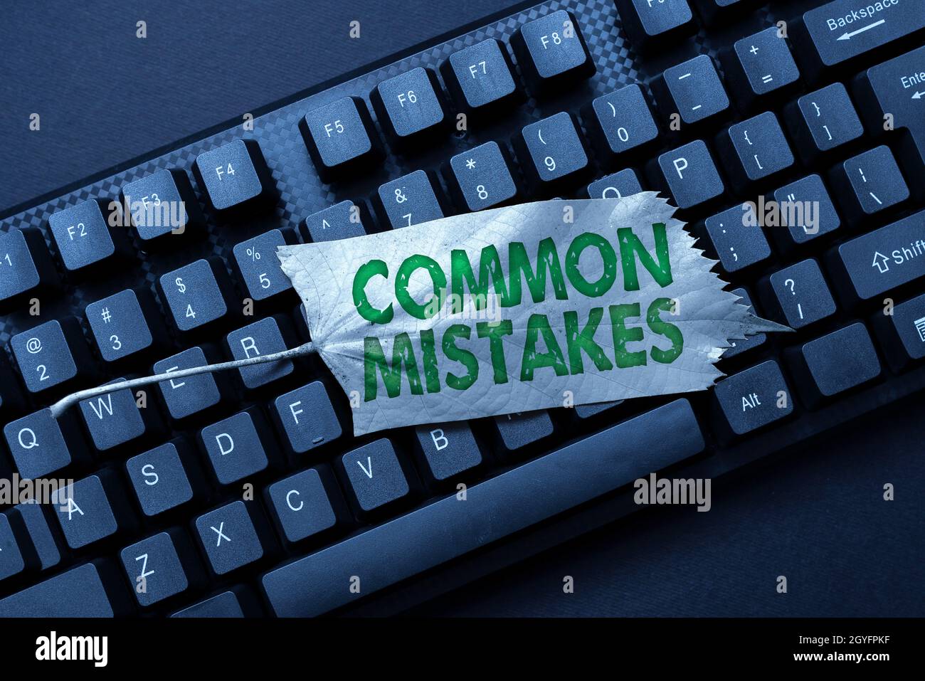 Text caption presenting Common Mistakes, Business showcase actions that ... Text caption presenting Common Mistakes, Business showcase actions that ...