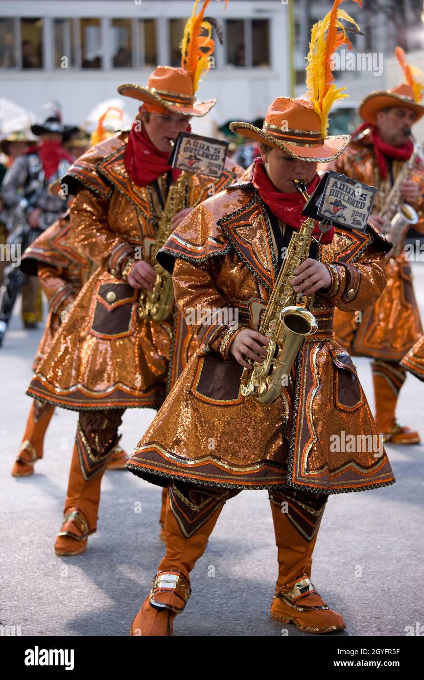 The parade is held annually on New Year’s Day. Marching in the parade ...