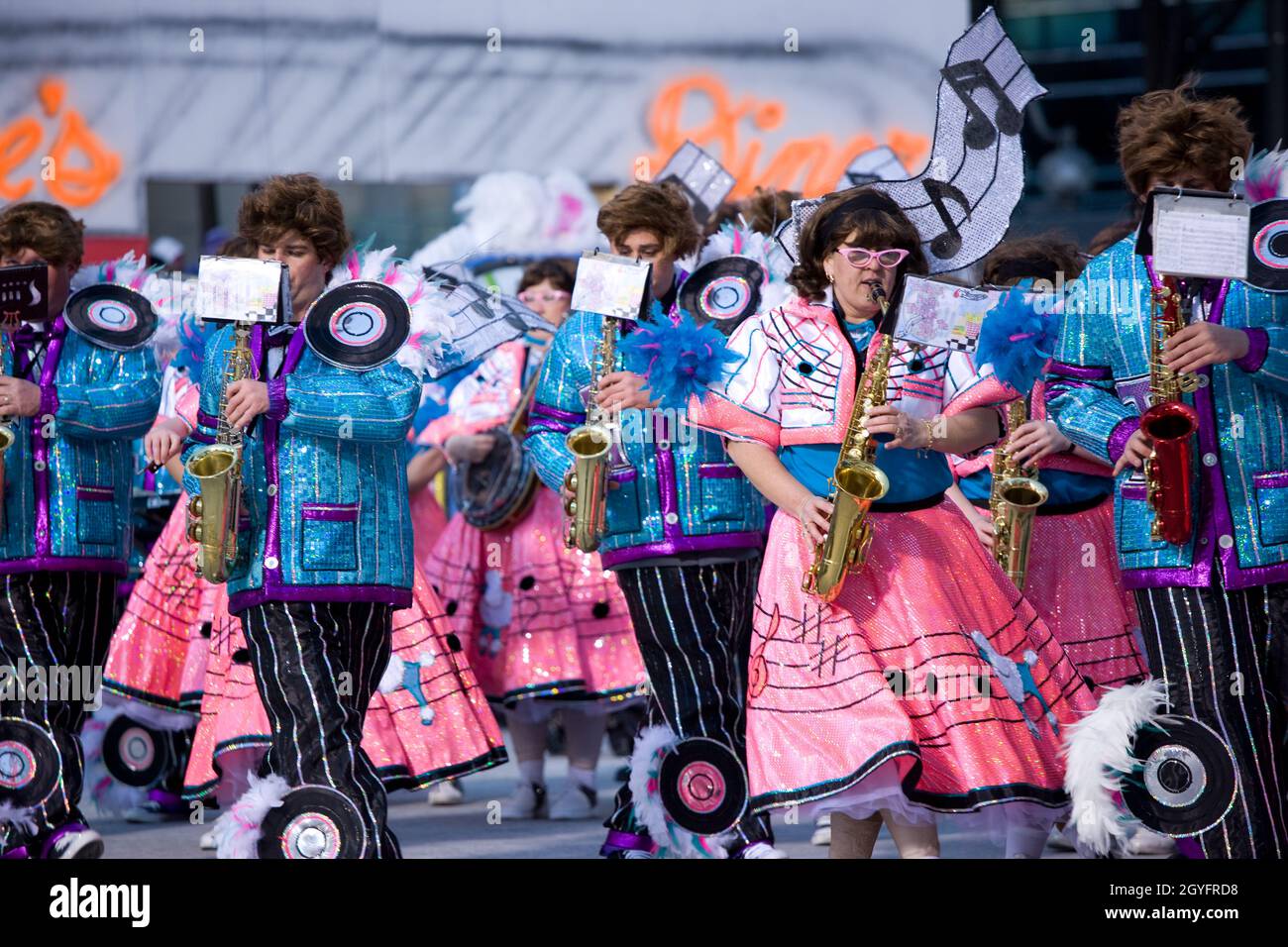 The parade is held annually on New Year’s Day. Marching in the parade ...