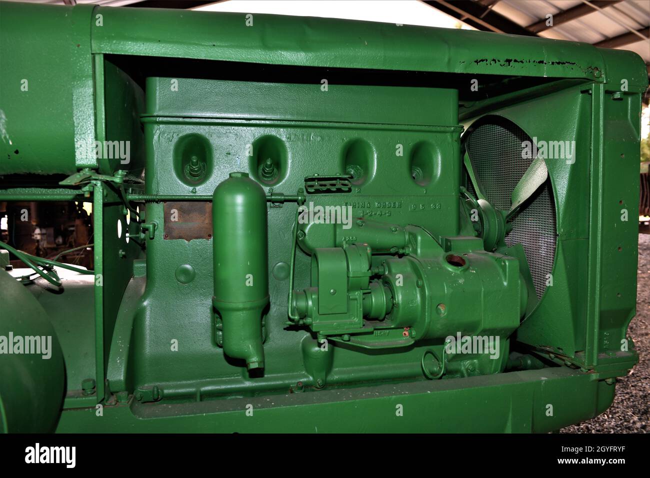 A 1934 Oliver, Hart-Parr tractor, Model 28-44 Stock Photo - Alamy