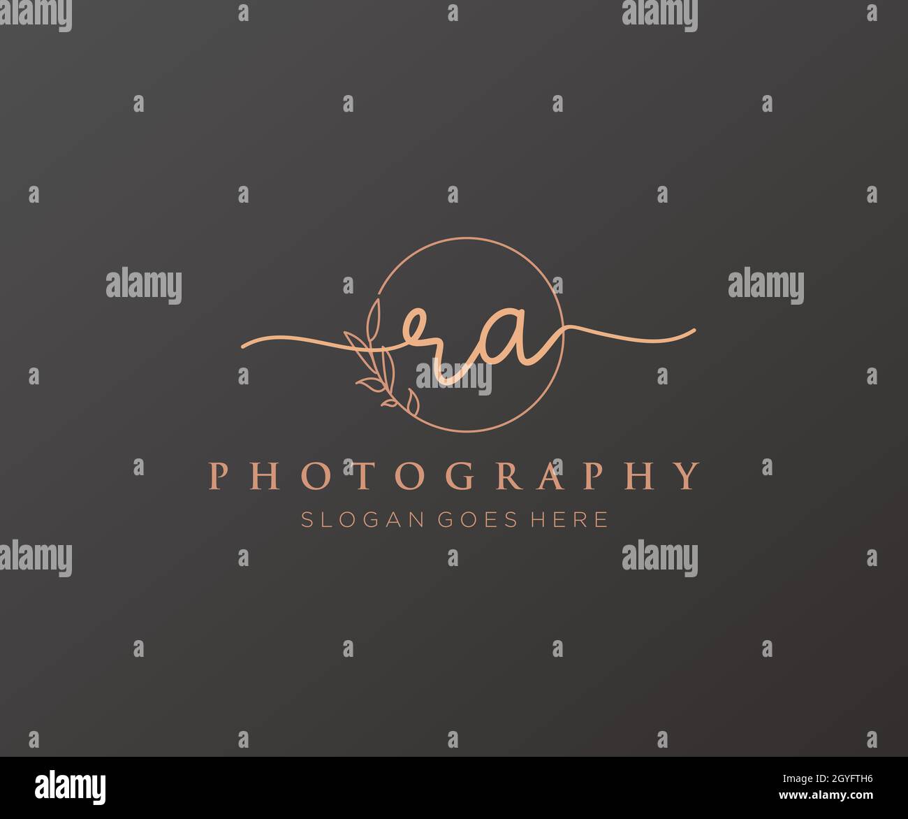 RA feminine logo. Usable for Nature, Salon, Spa, Cosmetic and Beauty ...