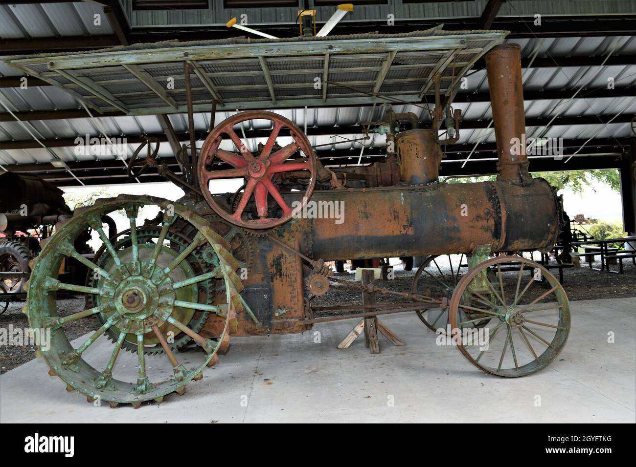 1910 Peerless steam traction engine Model U Stock Photo - Alamy