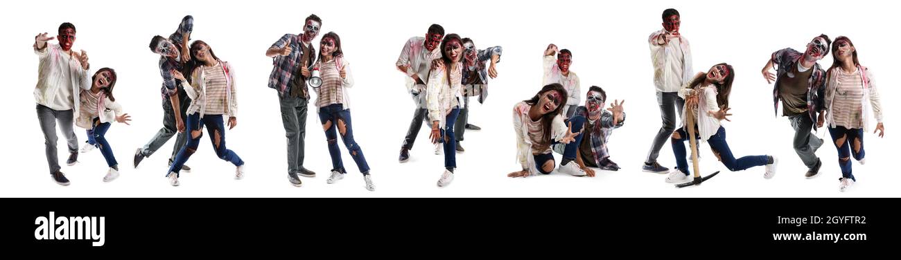 Zombies group hi-res stock photography and images - Alamy