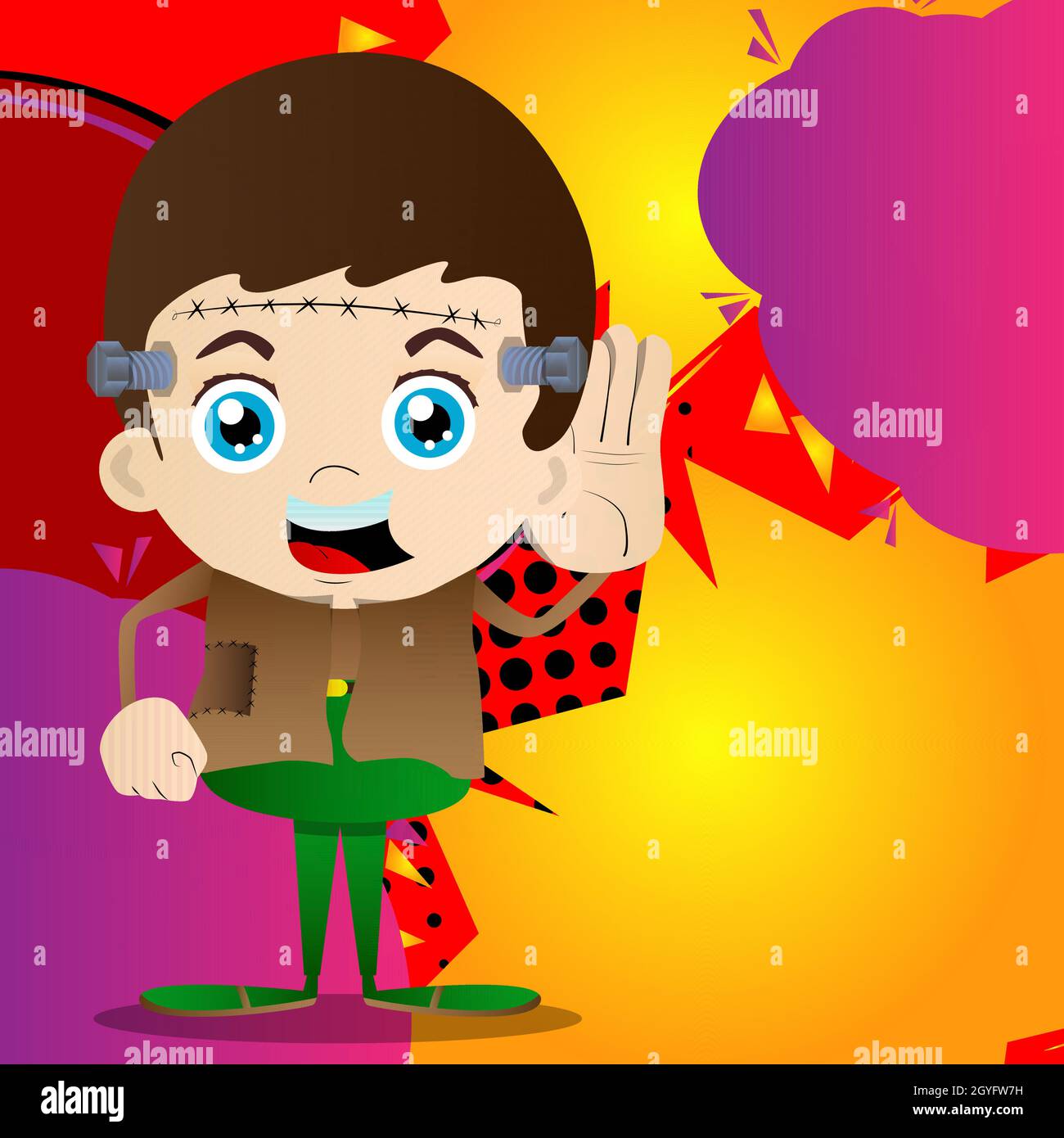 Treat ear Stock Vector Images - Alamy