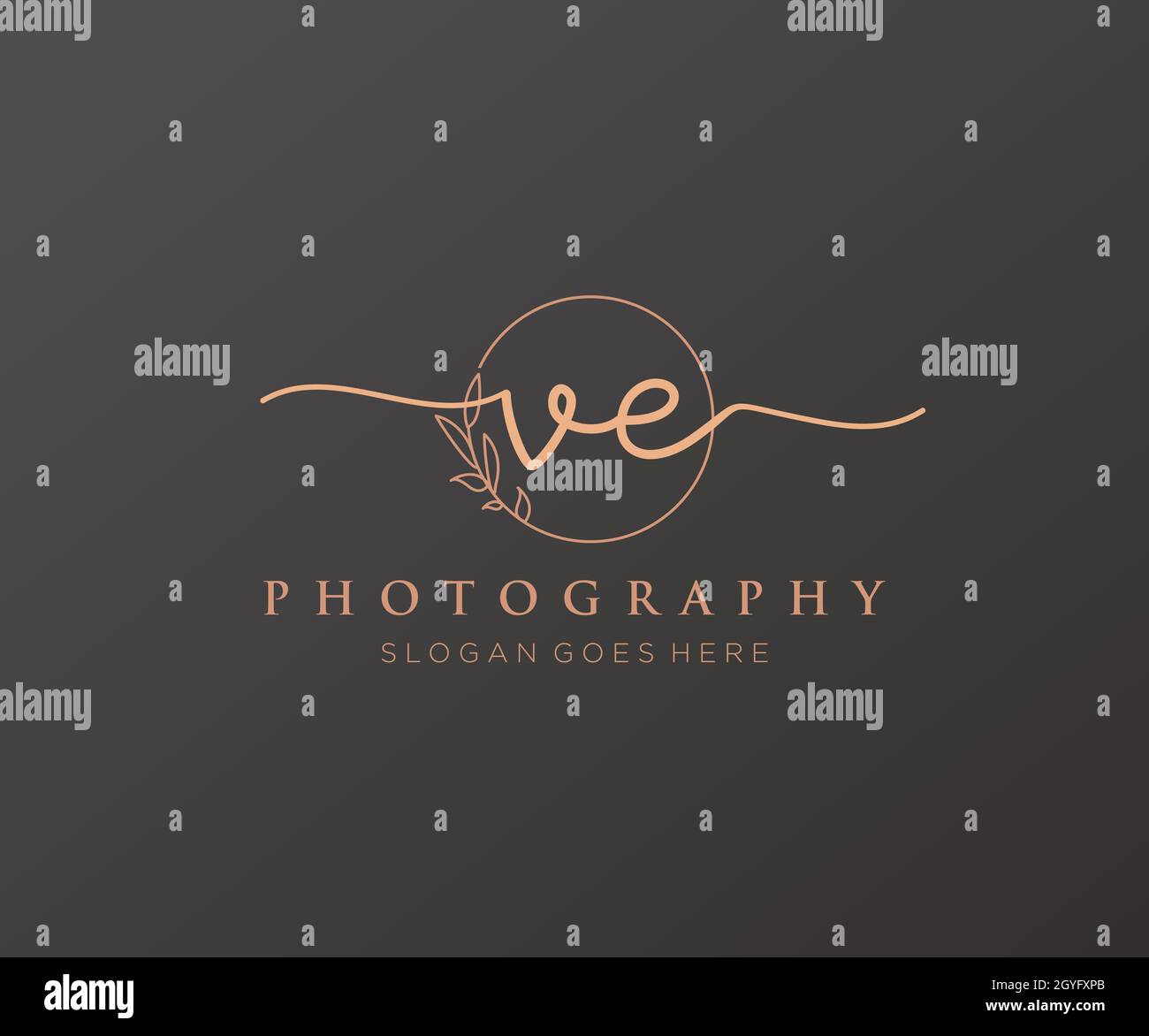 VE feminine logo. Usable for Nature, Salon, Spa, Cosmetic and Beauty ...