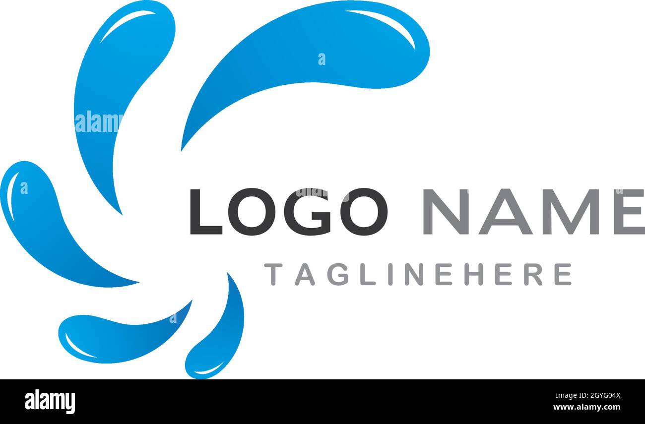 Water Splash logo vector ilustration Stock Vector Image & Art - Alamy