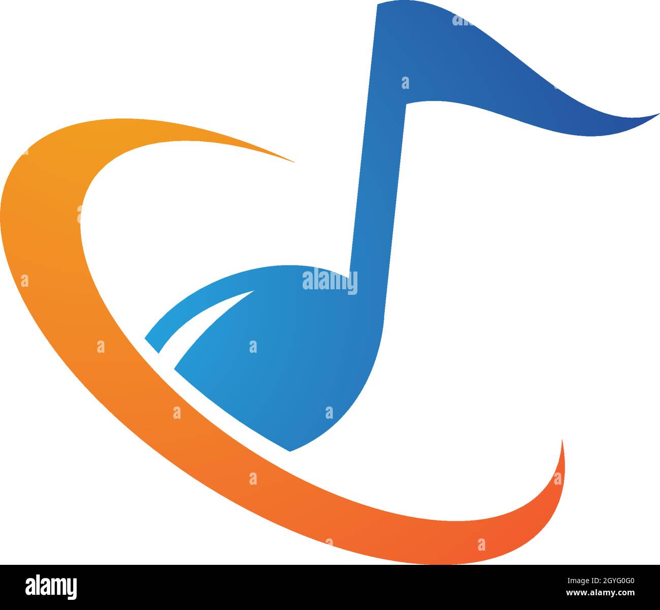 Music note Icon Vector template Stock Vector Image & Art - Alamy
