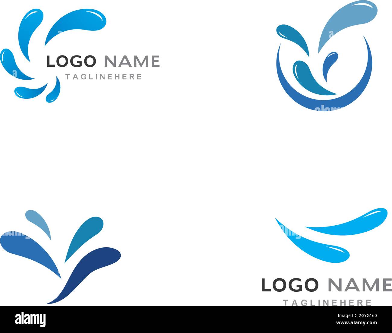 Water Splash logo vector ilustration Stock Vector Image & Art - Alamy