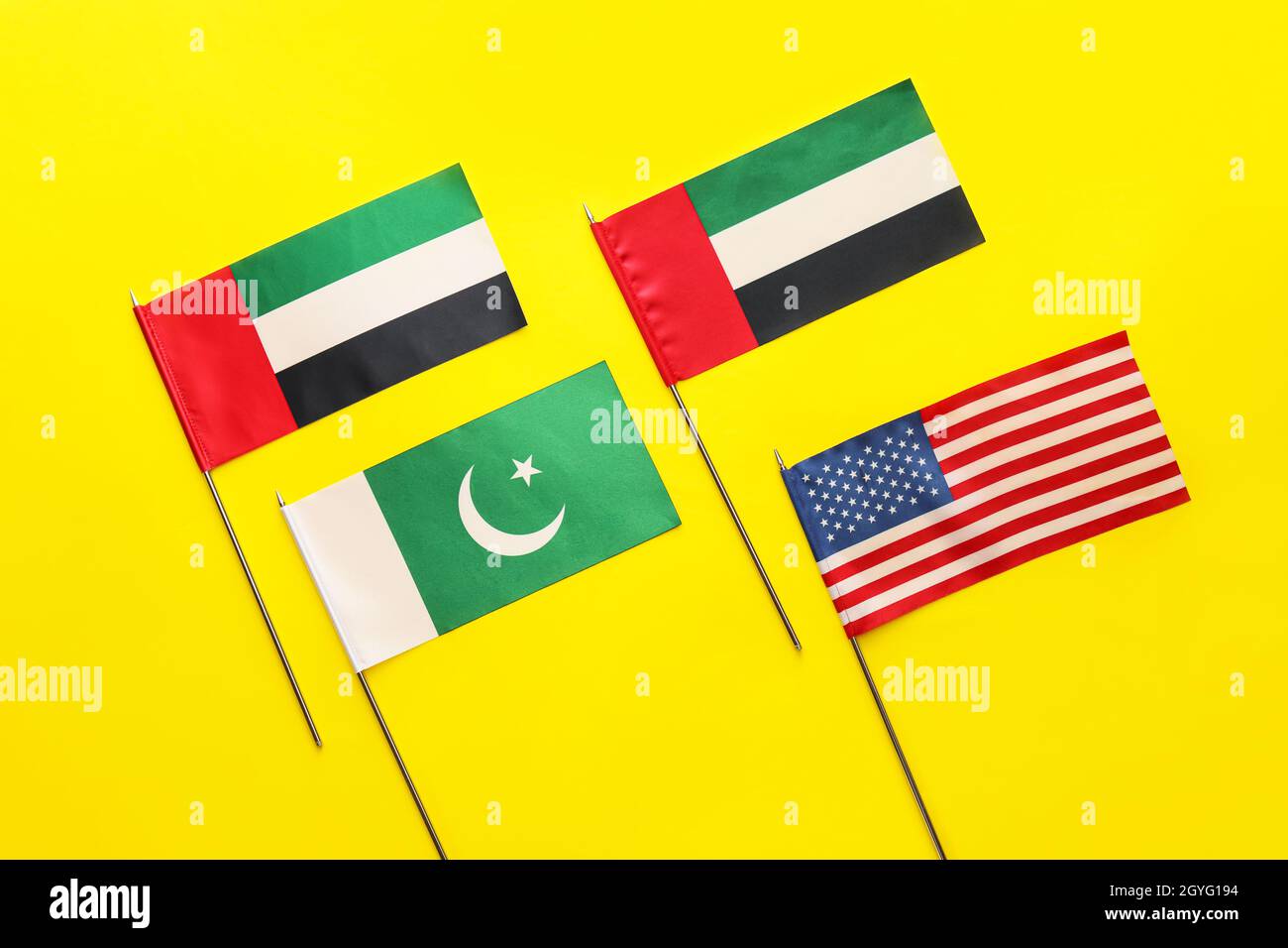 Pakistan flag uae flag hi-res stock photography and images - Alamy