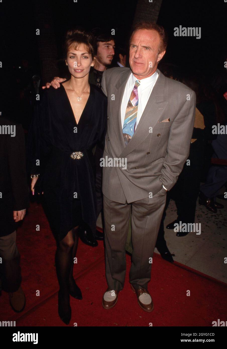 James Caan and Ingrid Hajek at the premiere of "For The Boys" on ...