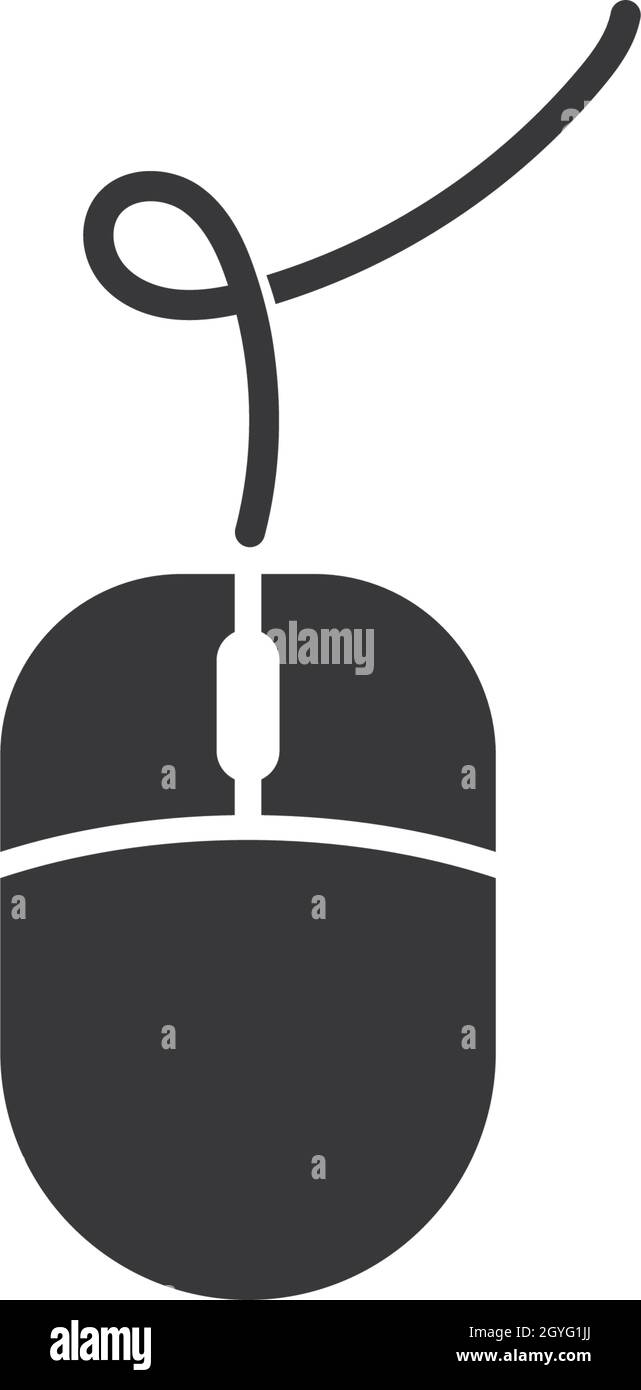 Computer mouse logo vector template Stock Vector Image & Art - Alamy