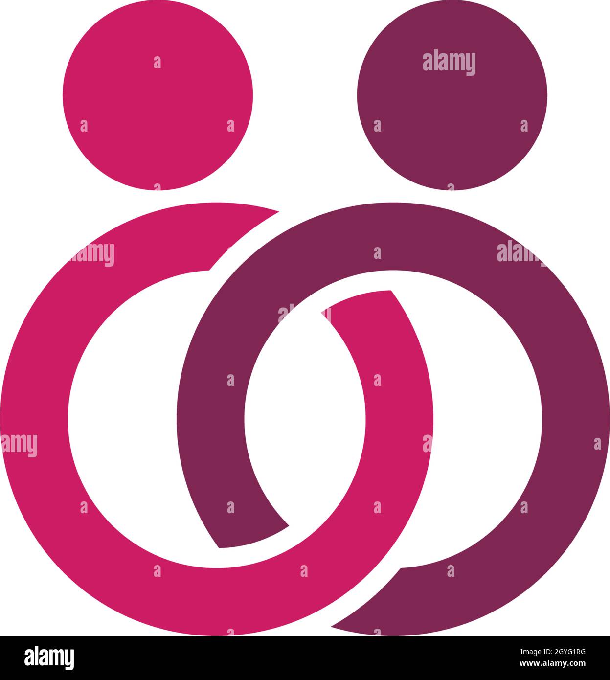 Adoption and community care Logo template vector icon Stock Vector ...