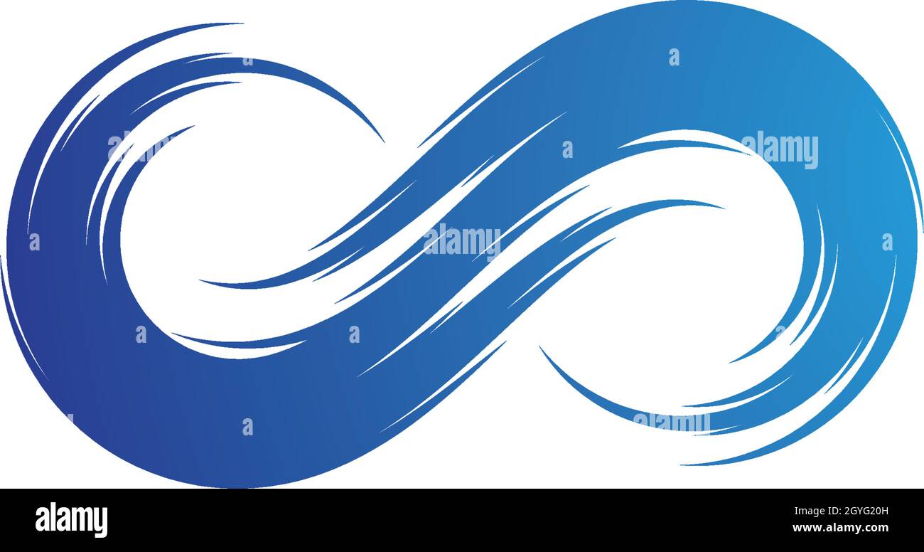 Infinity water symbol Cut Out Stock Images & Pictures - Alamy
