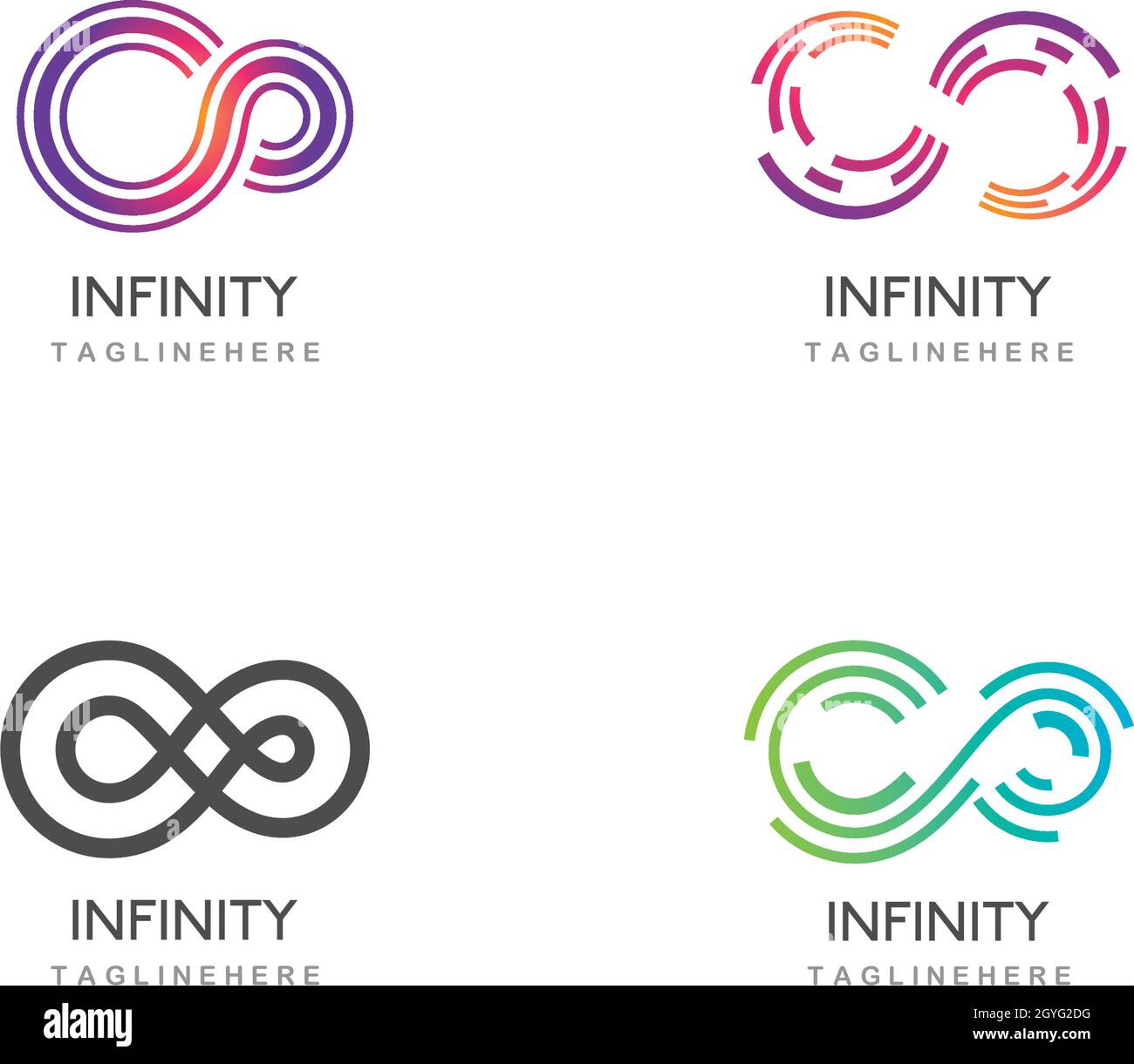 Infinity logo Vector template Stock Vector Image & Art - Alamy