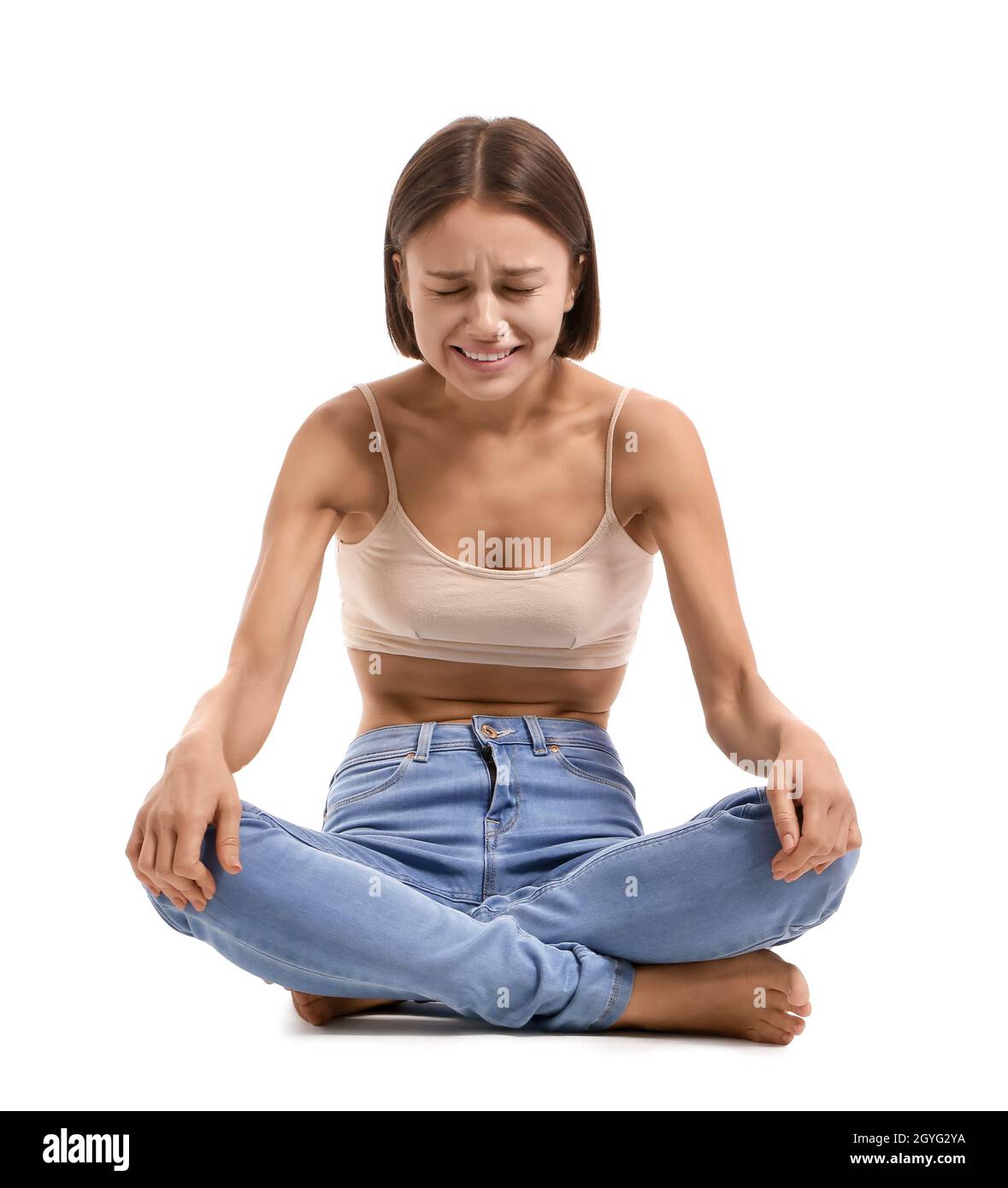 Eating disorder anorexic Cut Out Stock Images & Pictures - Alamy