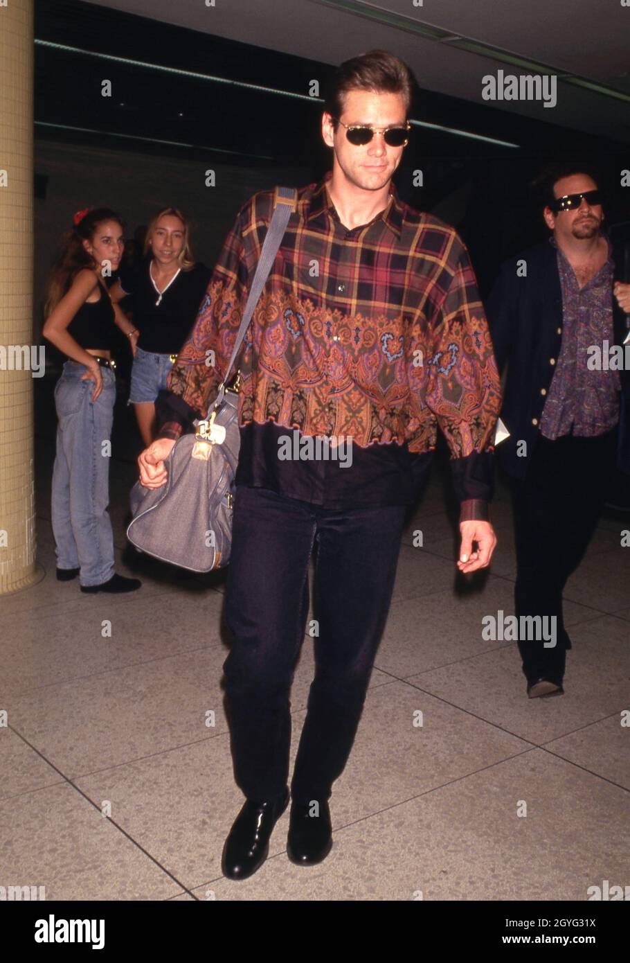 Jim Carrey 1994 Credit: Ralph Dominguez/MediaPunch Stock Photo - Alamy