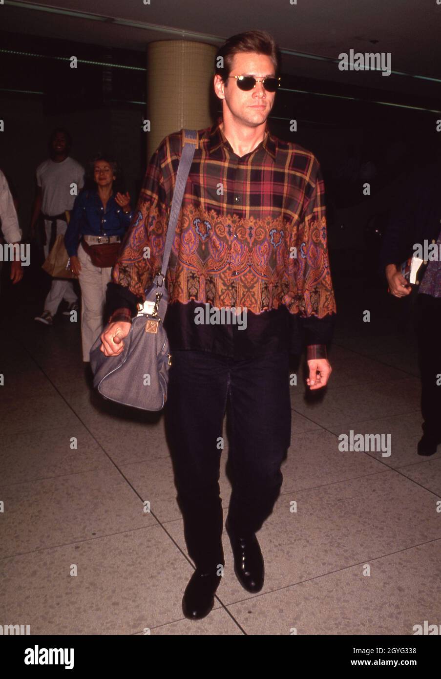 Jim Carrey 1994 Credit: Ralph Dominguez/MediaPunch Stock Photo - Alamy