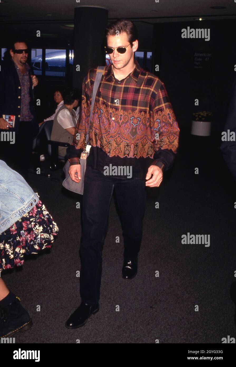 Jim Carrey 1994 Credit: Ralph Dominguez/MediaPunch Stock Photo - Alamy