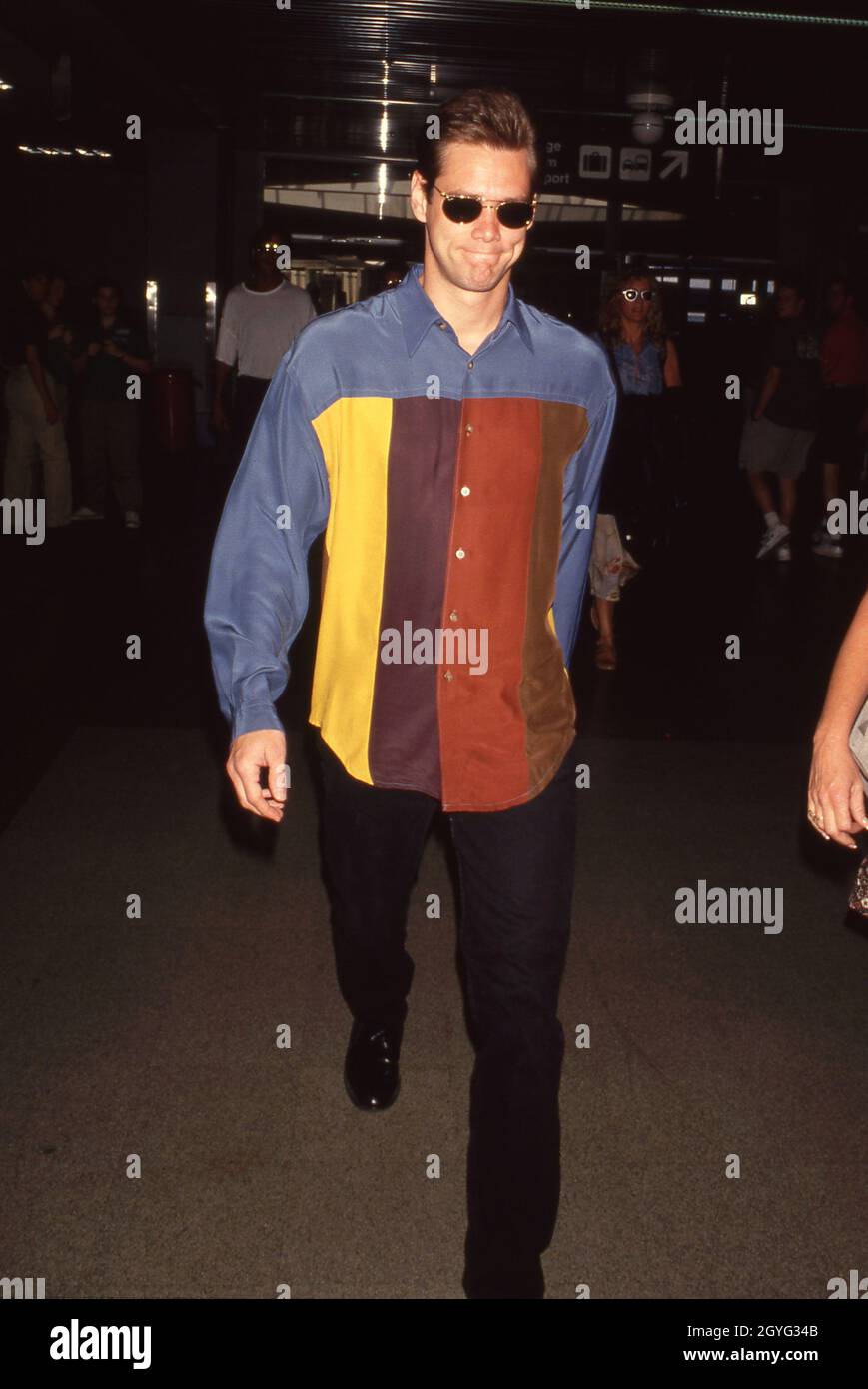 Jim Carrey 1994 Credit: Ralph Dominguez/MediaPunch Stock Photo - Alamy