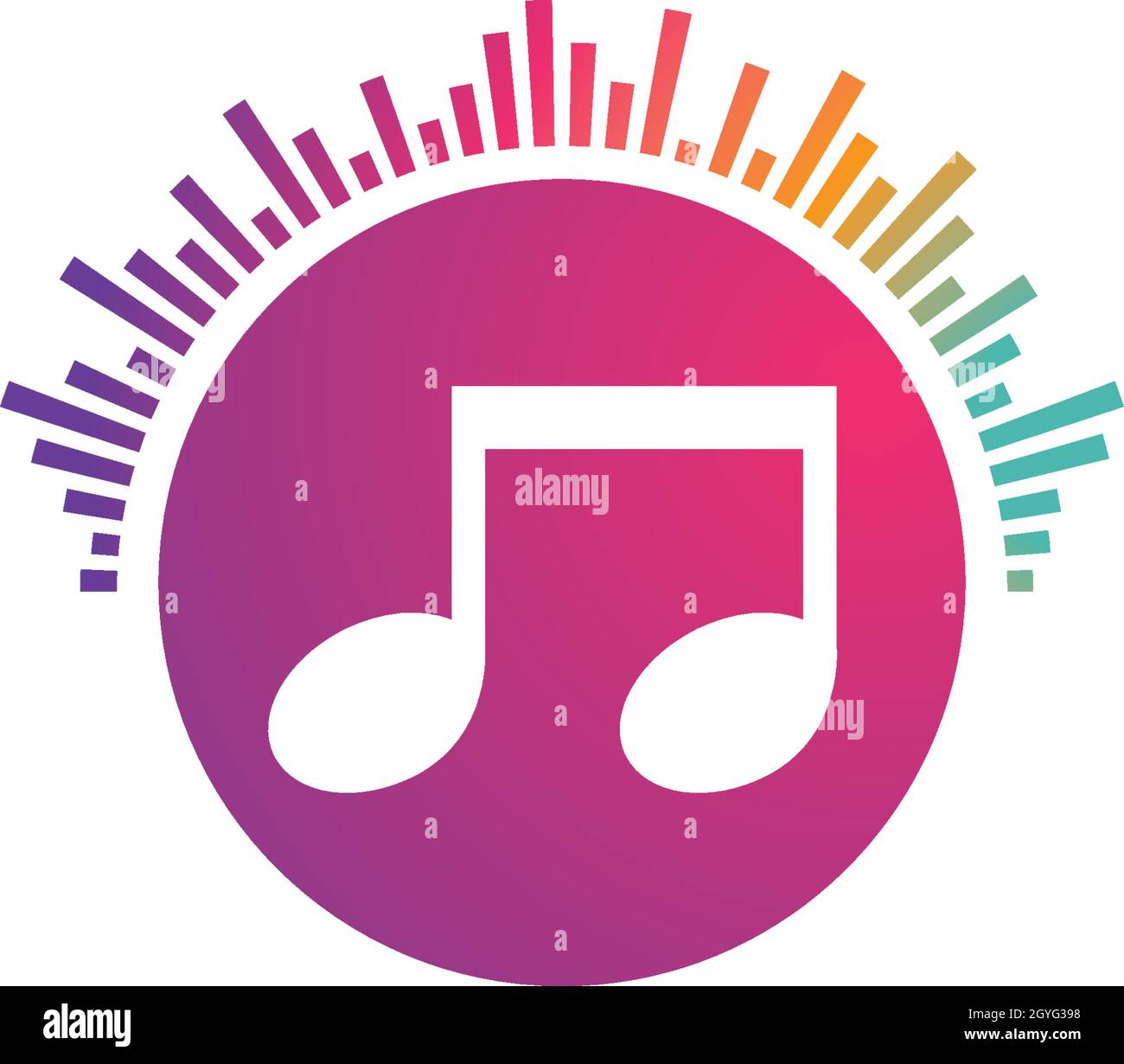 Music logo Vector template Stock Vector Image & Art - Alamy