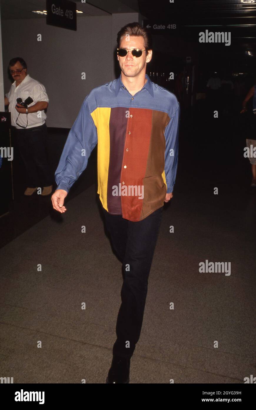 Jim Carrey 1994 Credit: Ralph Dominguez/MediaPunch Stock Photo - Alamy