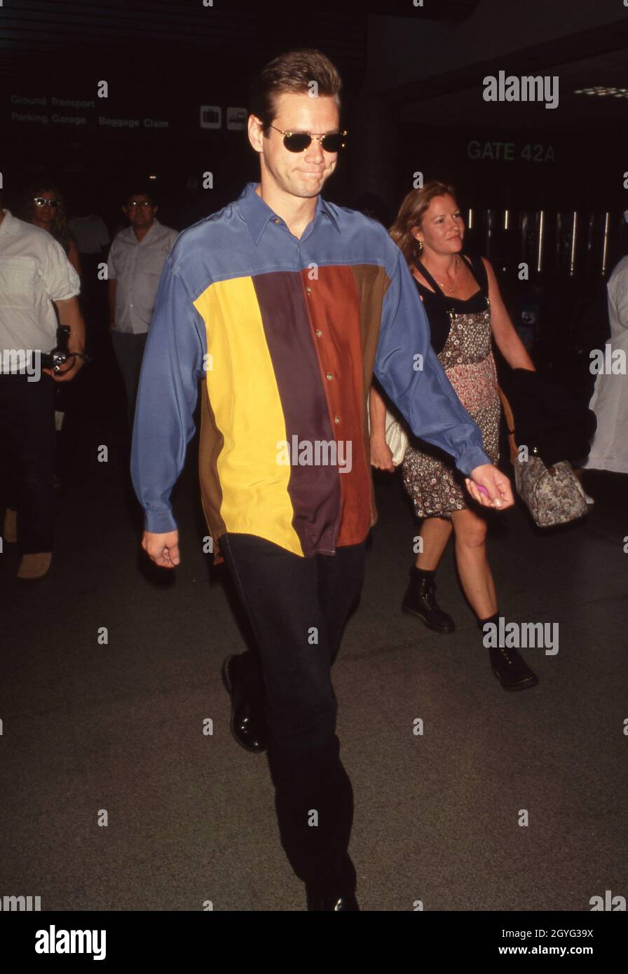 Jim Carrey 1994 Credit: Ralph Dominguez/MediaPunch Stock Photo - Alamy