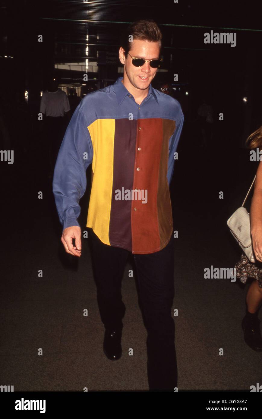 Jim Carrey 1994 Credit: Ralph Dominguez/MediaPunch Stock Photo - Alamy