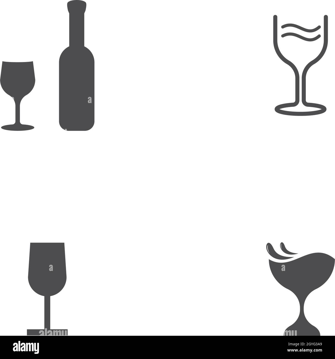 Collection premium quality wine Stock Vector Images - Alamy