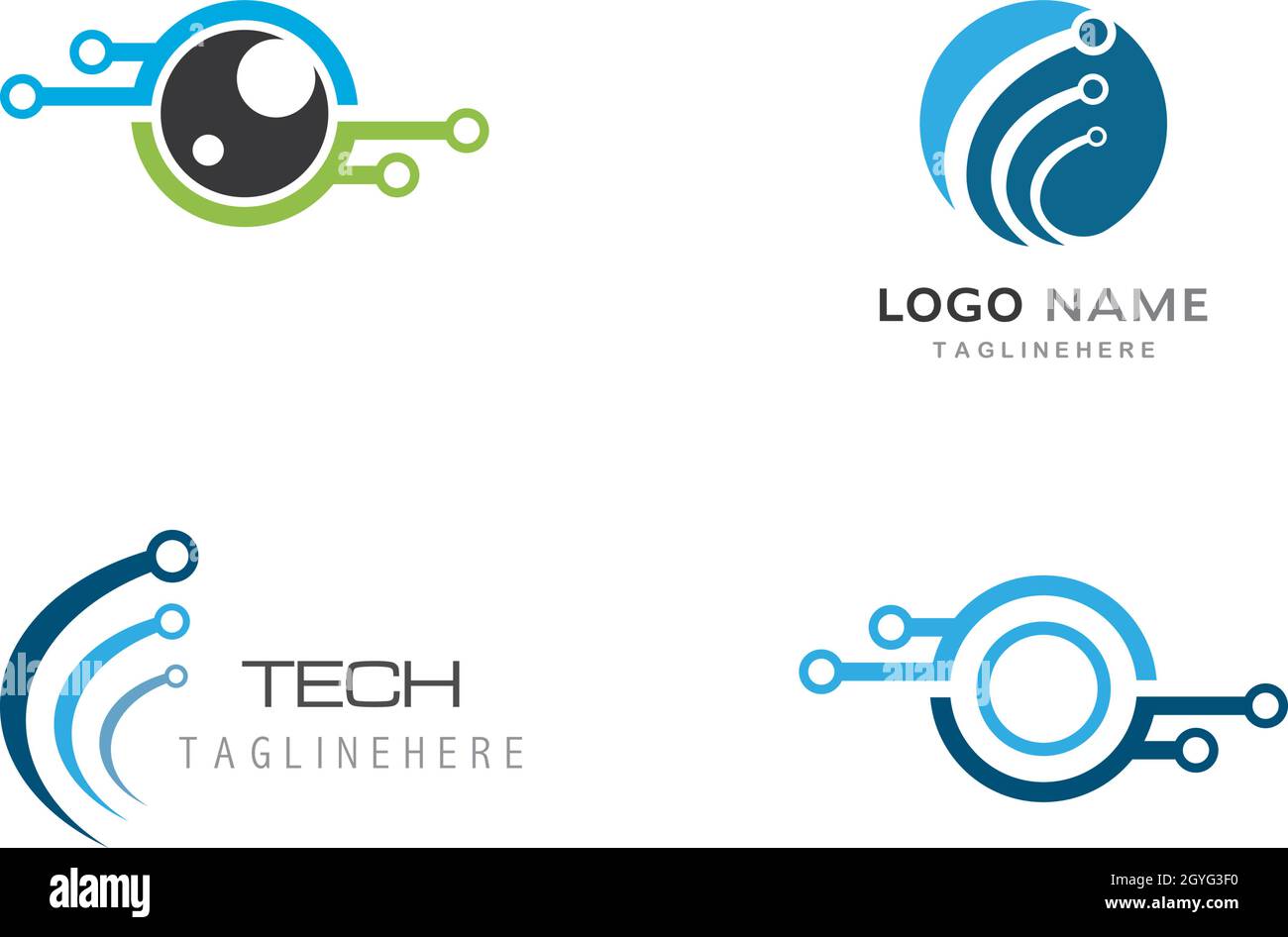 Tech eye circuit Stock Vector Images - Alamy