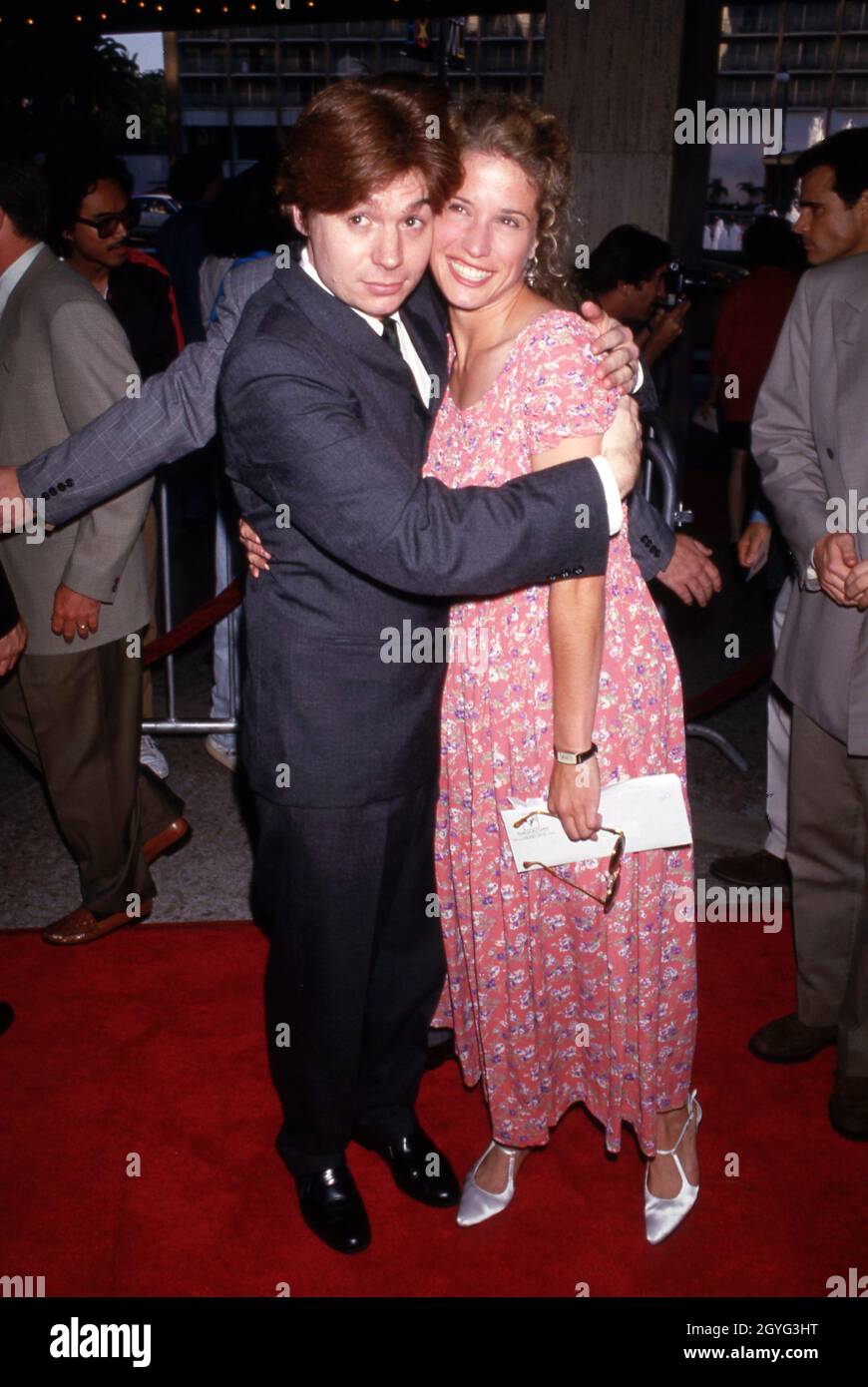 Mike Myers and Nancy Travis during "Sleepless In Seattle" - Los Angeles ...