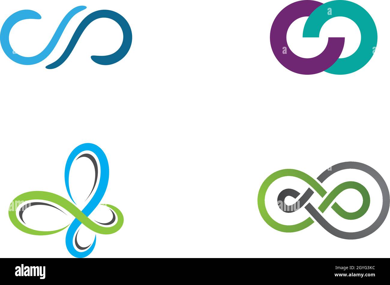 Infinity logo Vector template Stock Vector Image & Art - Alamy