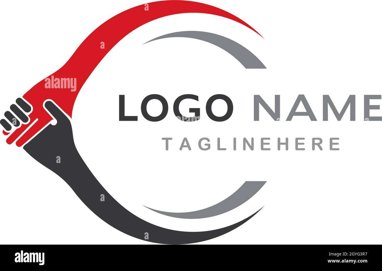 Hand Shake logo template Stock Vector Image & Art - Alamy