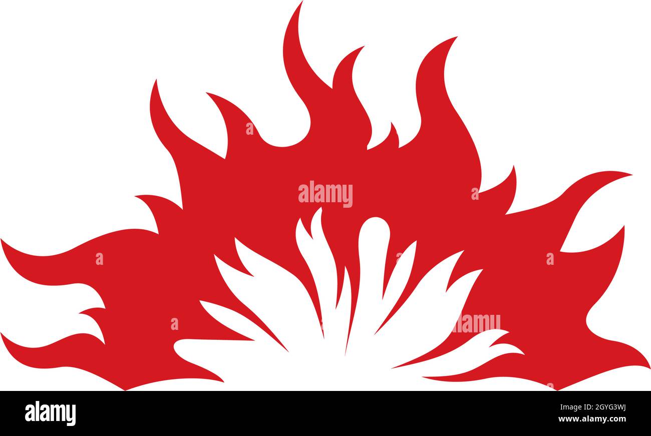 Fire flame vector ilustration Template Stock Vector Image & Art - Alamy