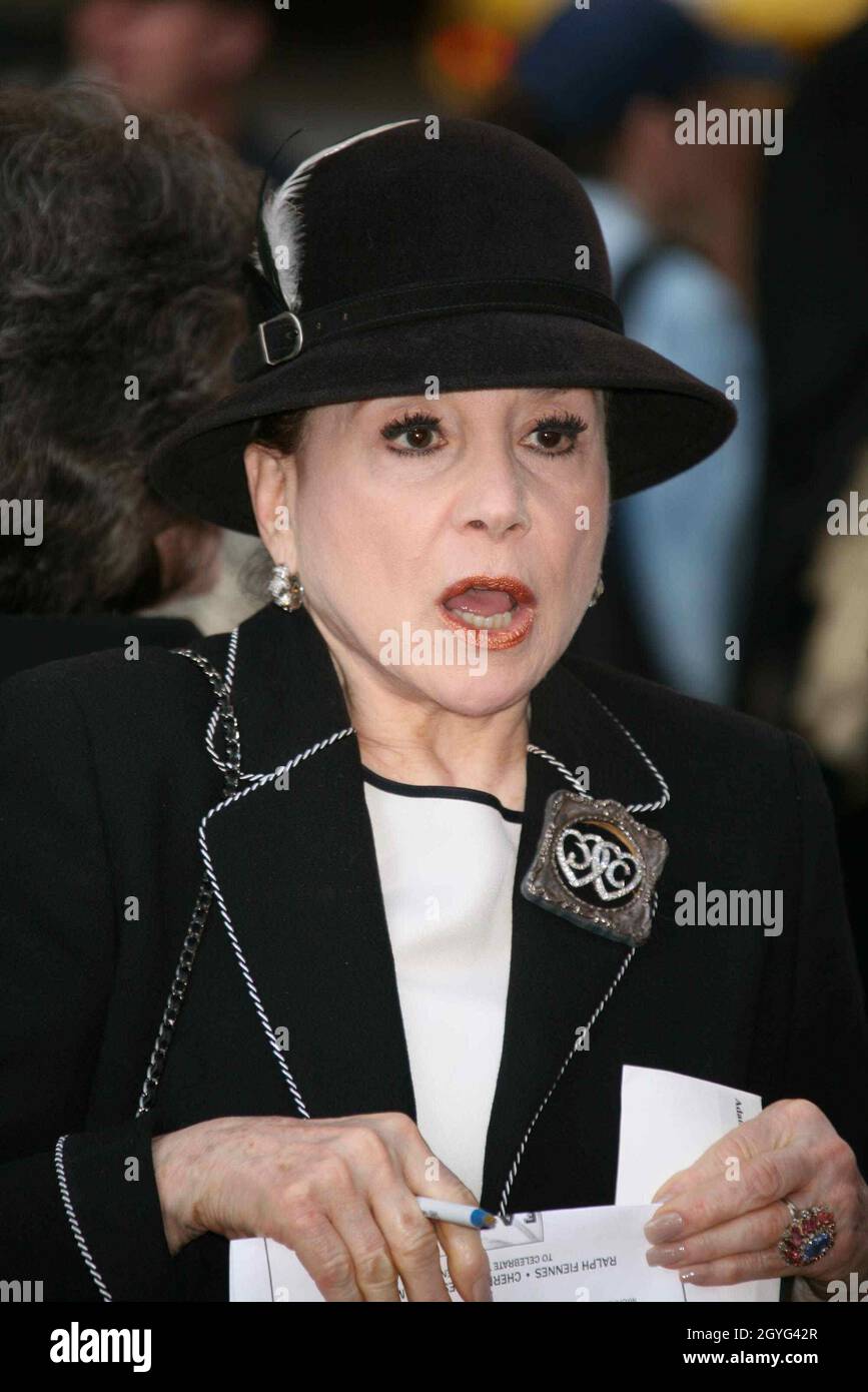 Cindy Adams attends the opening night of "Faith Healer" at the Booth ...