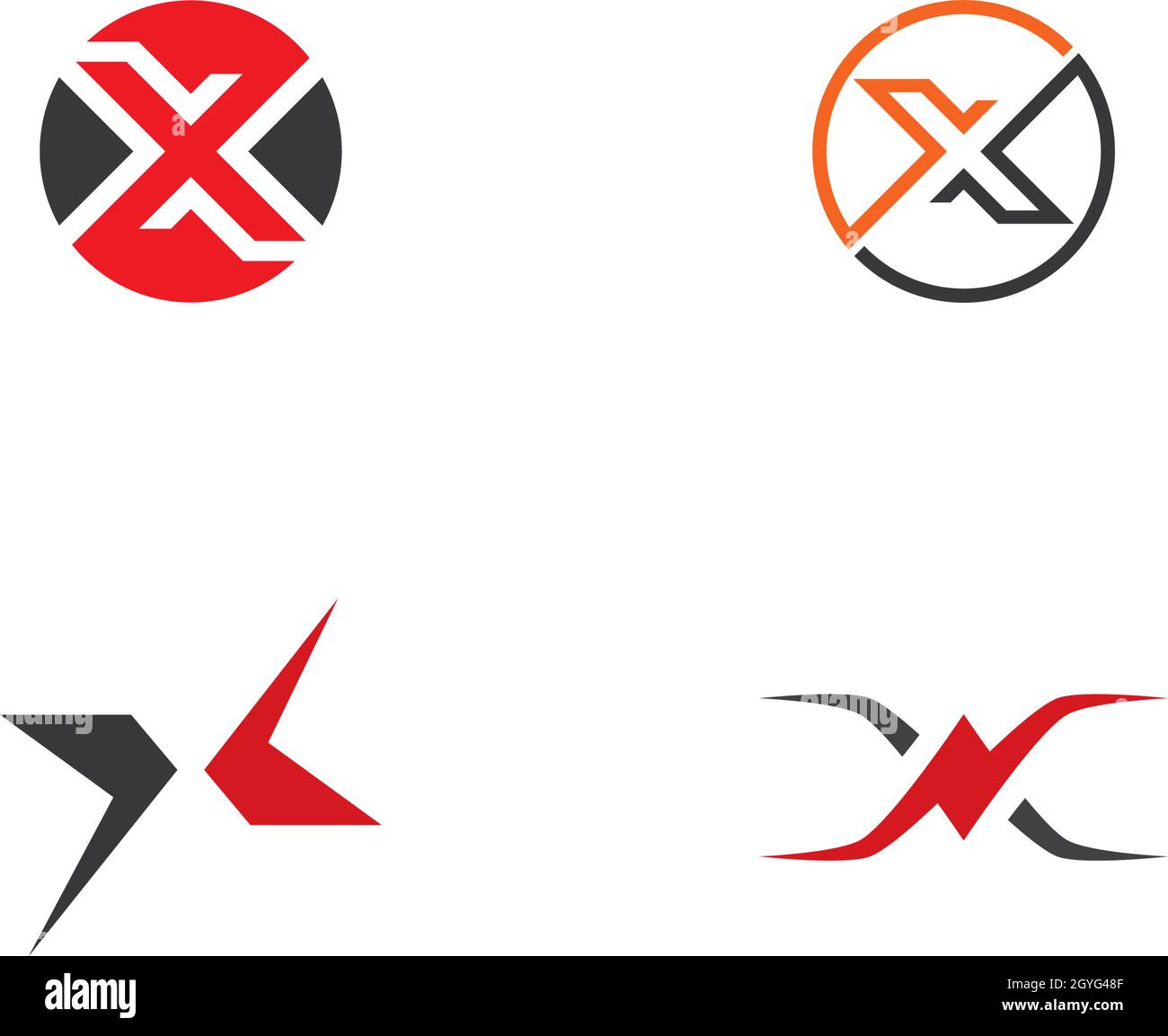 X Letter Logo Template vector icon design Stock Vector Image & Art - Alamy