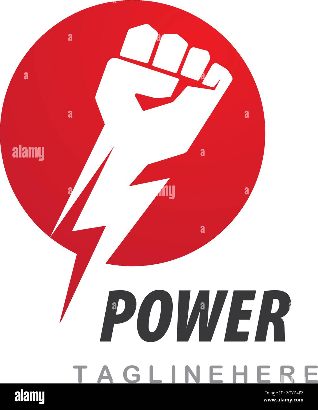 Human hand electric charge Stock Vector Images - Alamy