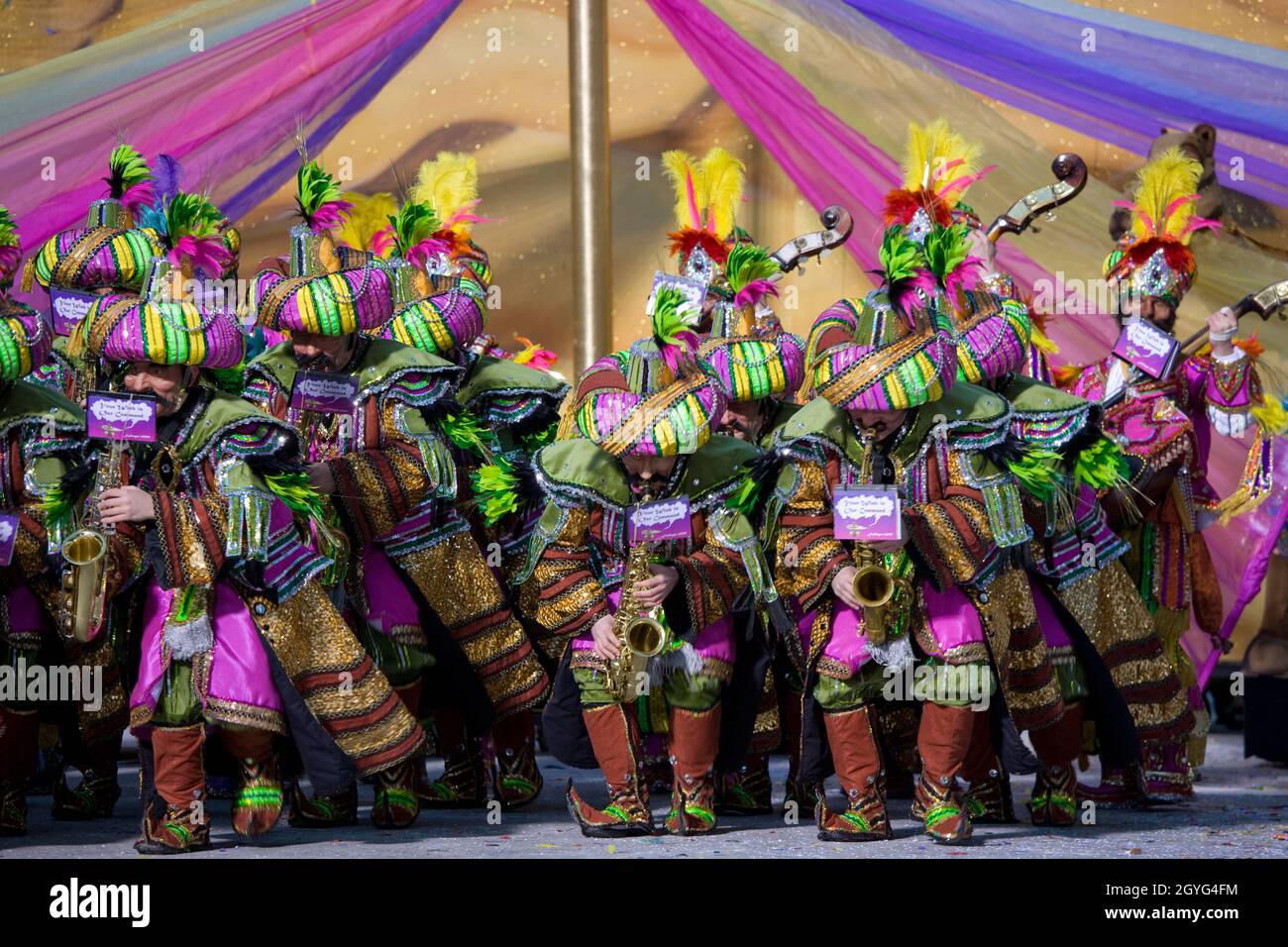 The parade is held annually on New Year’s Day. Marching in the parade ...
