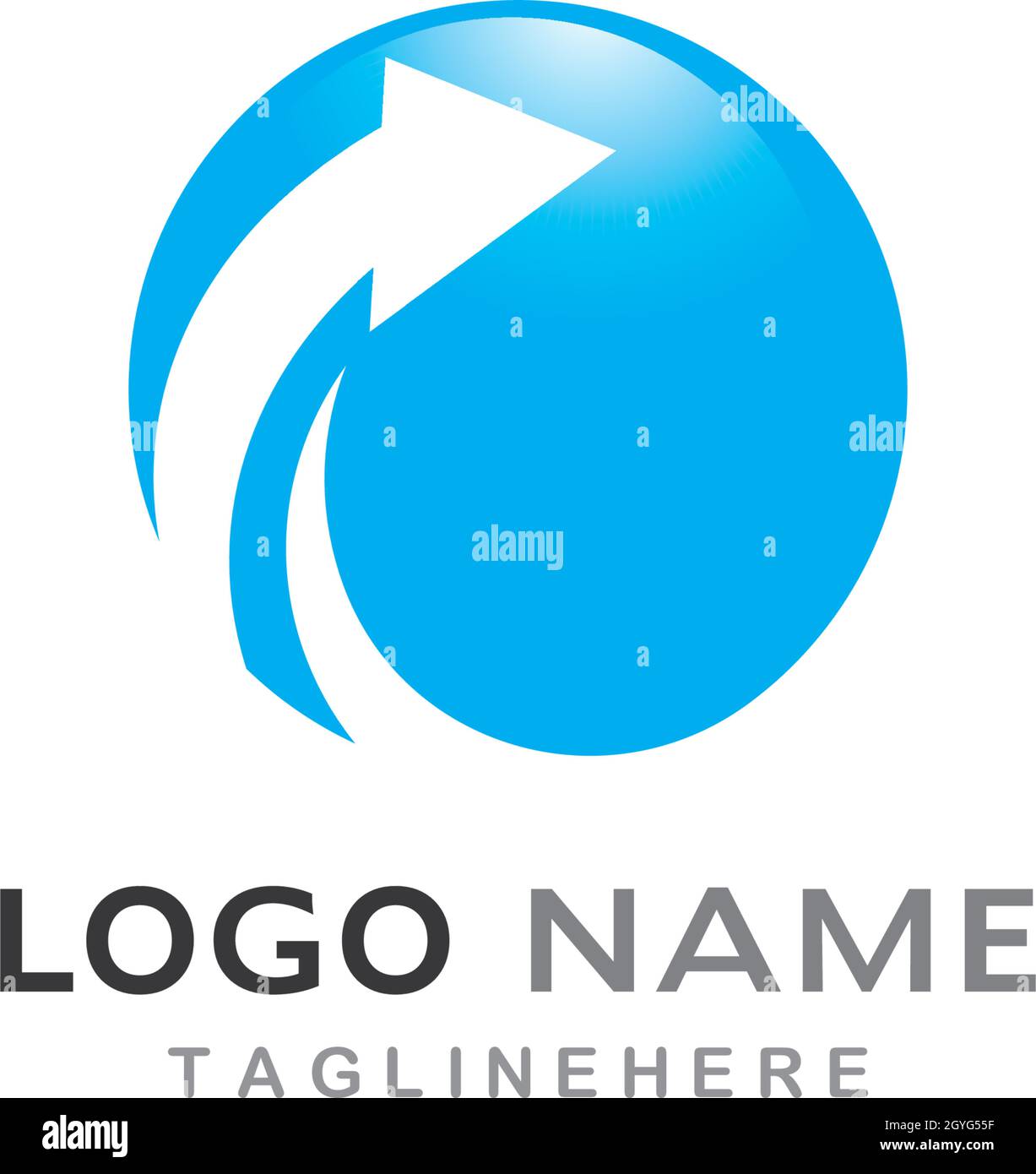 Arrow Logo vector Template design Stock Vector Image & Art - Alamy