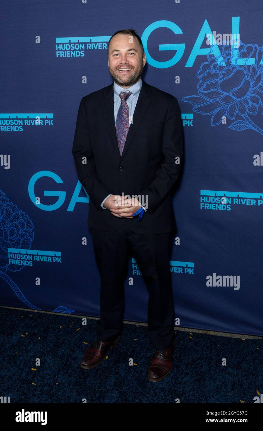 New York, NY - October 7, 2021: Corey Johnson attends the 2021 Hudson ...