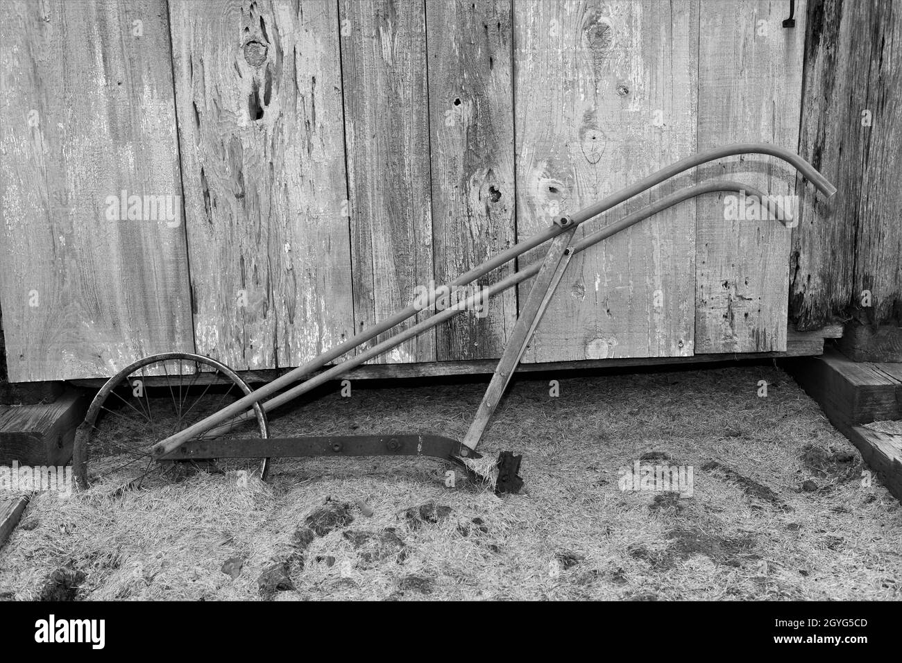 Hand plow Black and White Stock Photos & Images - Alamy