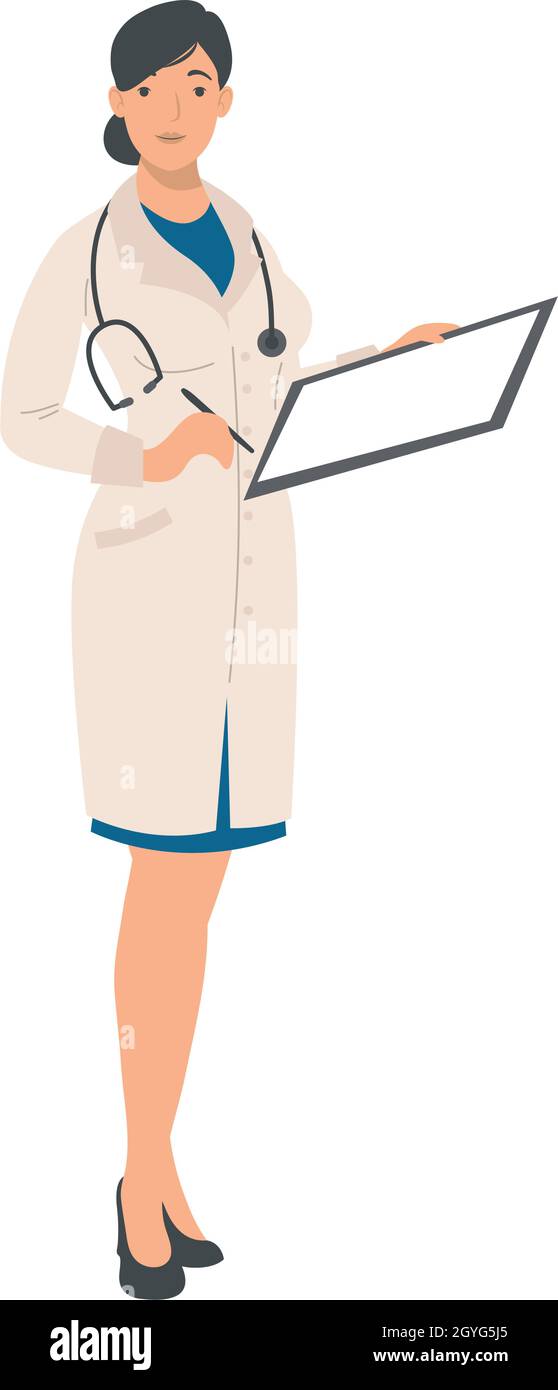 female doctor profession writing order Stock Vector Image & Art - Alamy